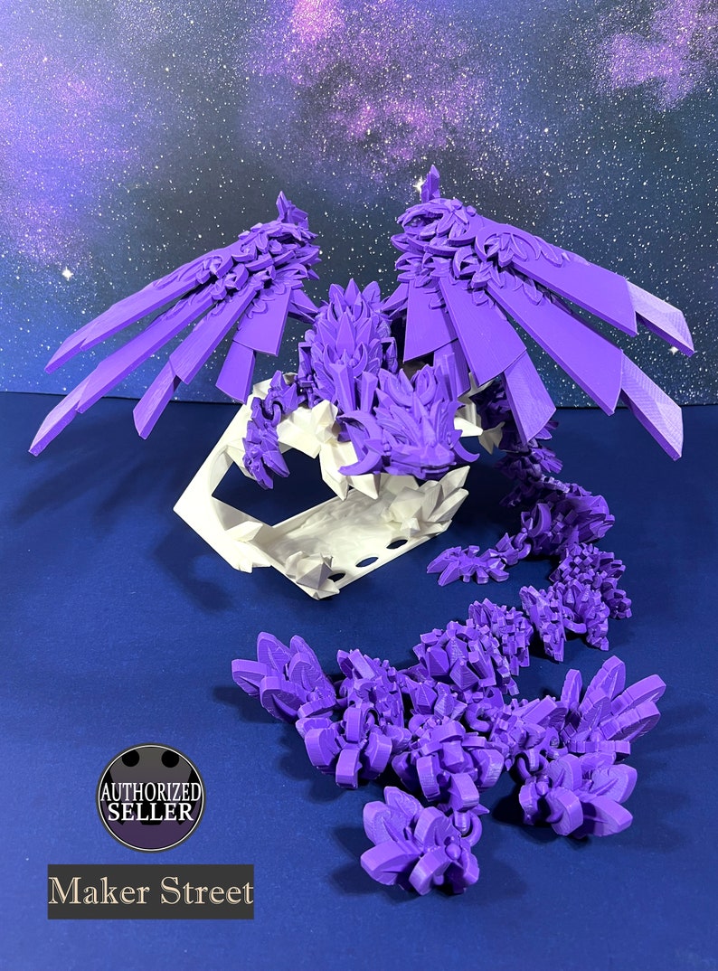 Flying Infinity Dragon - 3d Printed - Many Color Options - Free ...