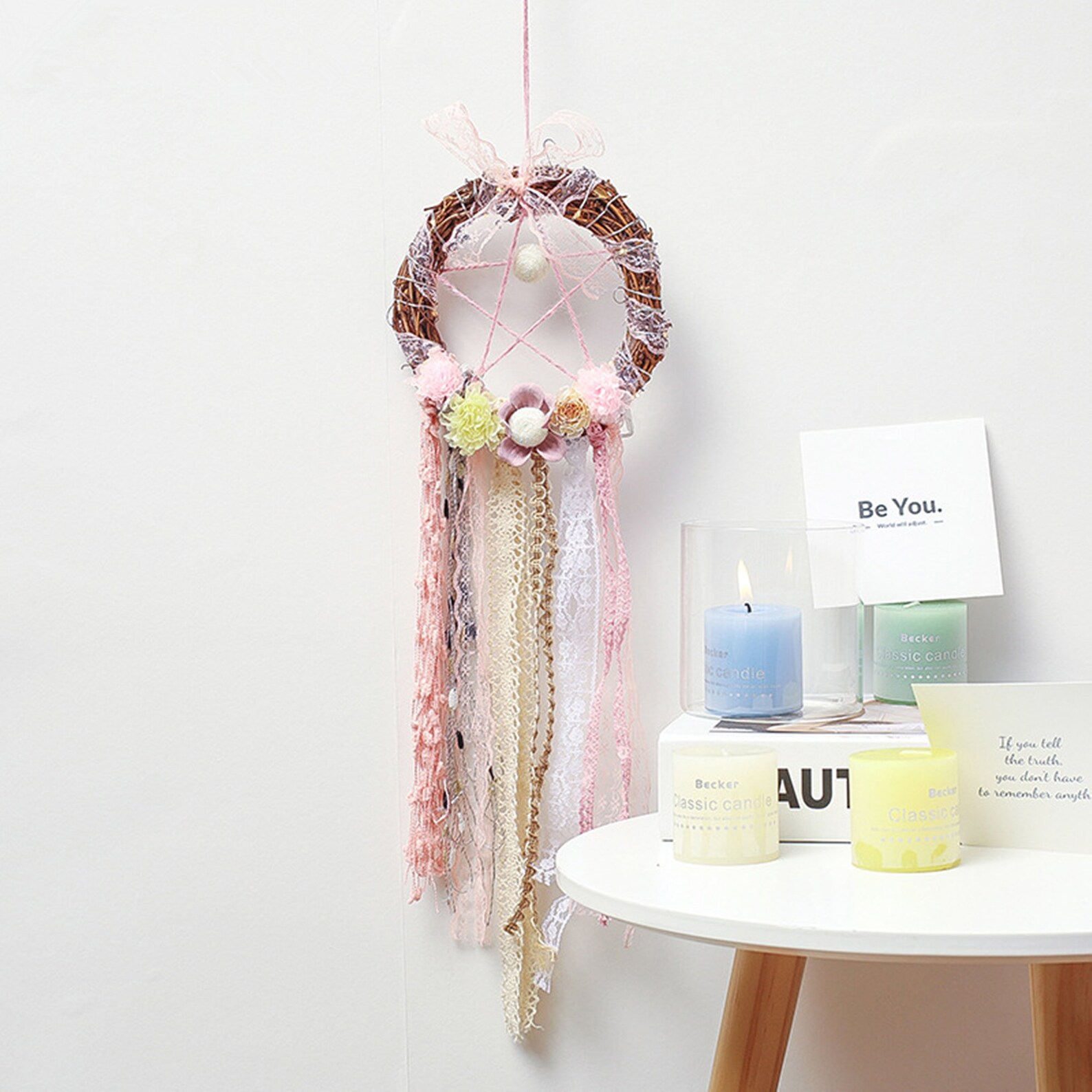 Handmade Weave Lights Wall Hangings Decoration Dream - Etsy