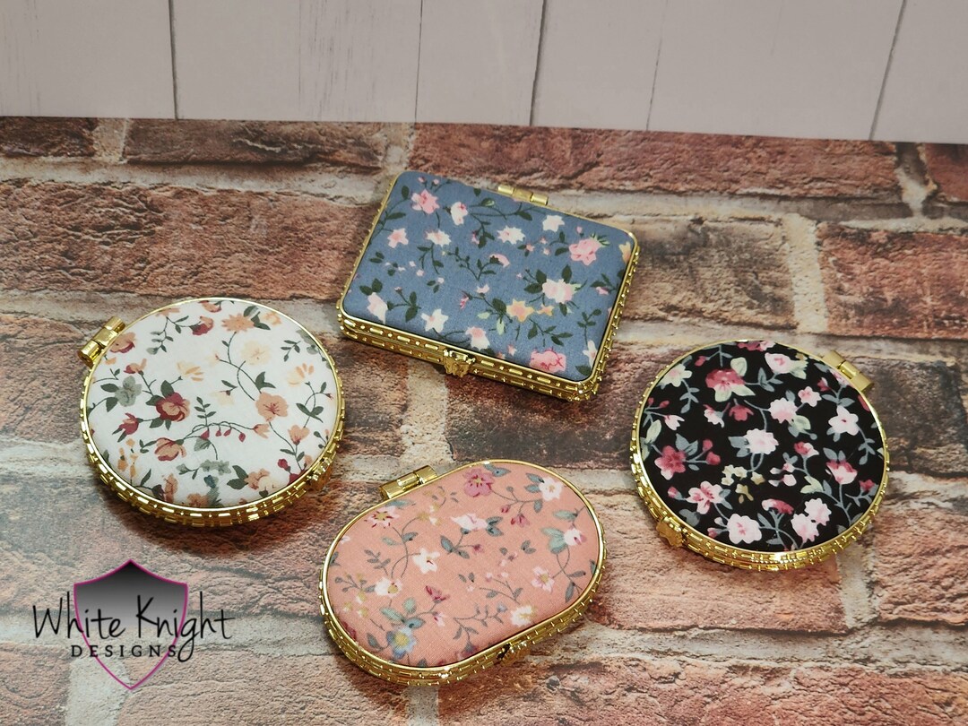Compact Mirror Cottagecore Floral Compact Mirror Grandmacore Small ...