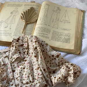 Beige Floral Ruffle Fancy Dress - Etsy