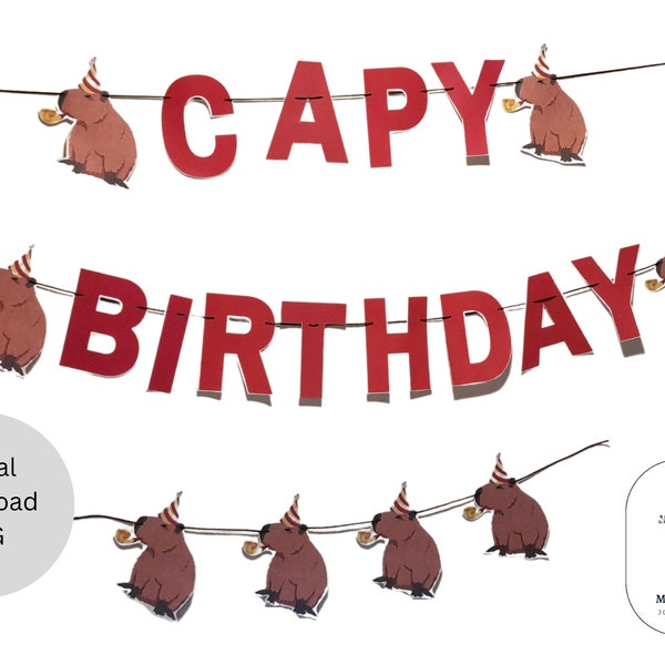 Capybara Banner - Etsy