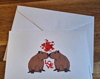 Capybara Happy Birthday Card, Customized Birthday Card, Personalized ...