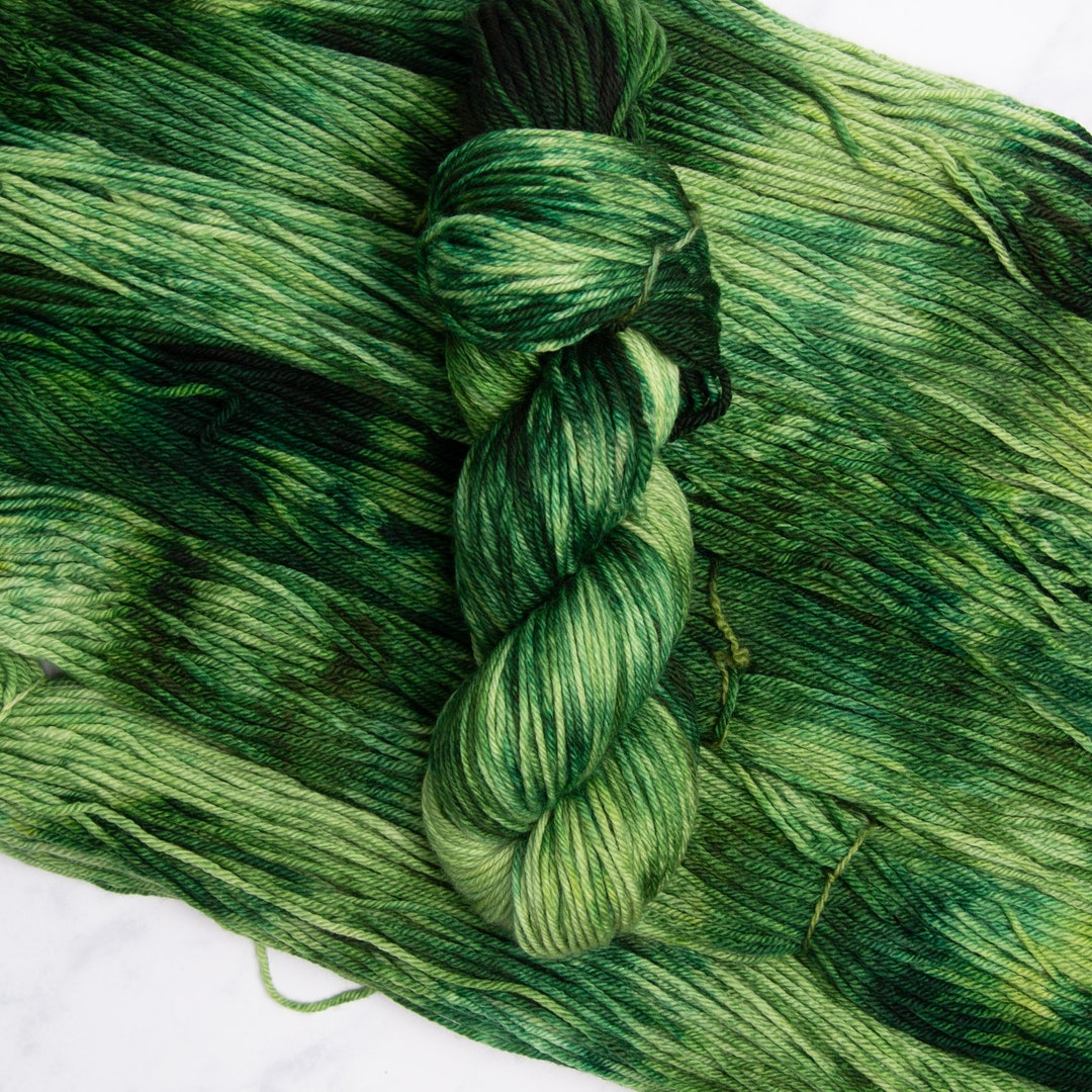 Evergreen, Worsted Weight Yarn - Beautiful, Variegated Tones of Greens ...