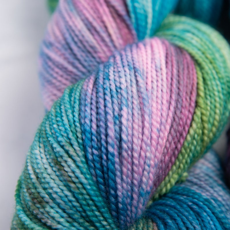 Peacock Blue Yarn - Etsy