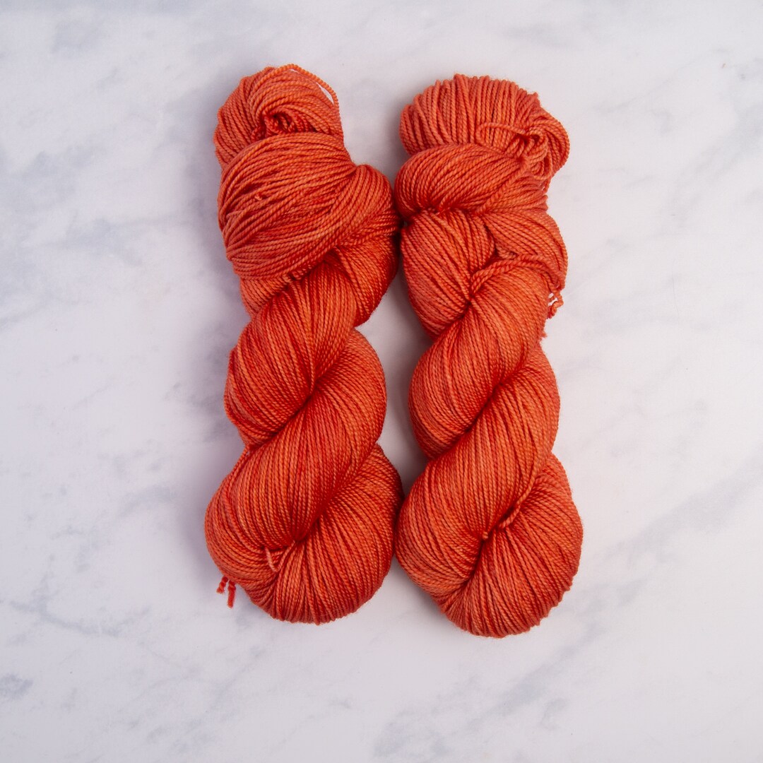 Tangelo - Deluxe Sock Fingering Weight Yarn - Red, Orange and Gold ...