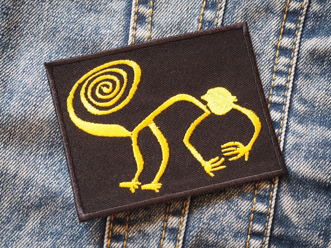 The Monkey Nazca Symbol Embroidered Patch sew-on - Etsy