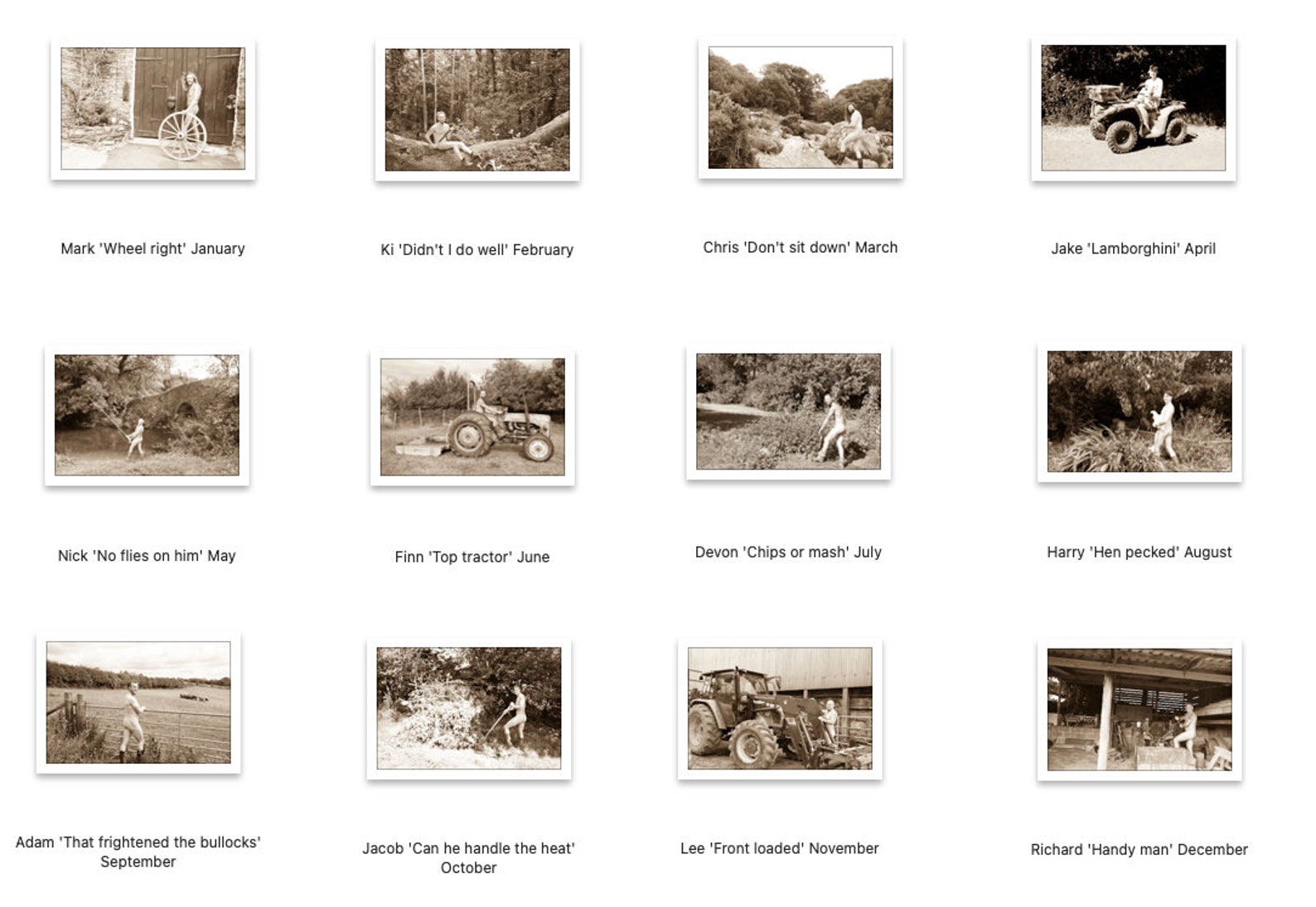 The Farmers Calendar 2024 Calendars, Farming Gifts, British Calendars ...