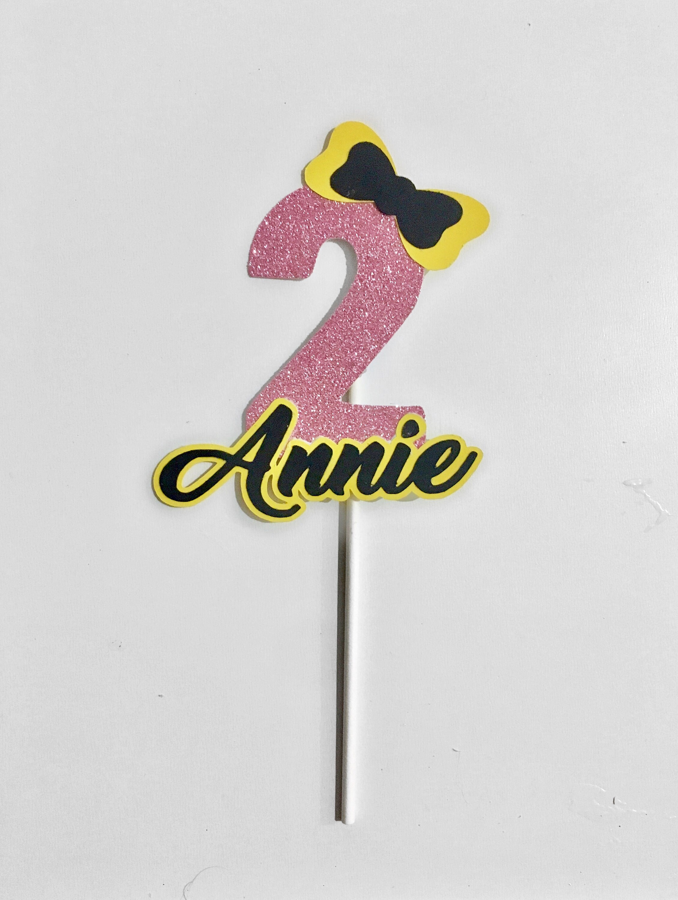 Emma Cake Topper Wiggle Cake Topper Personalised Cake - Etsy Australia
