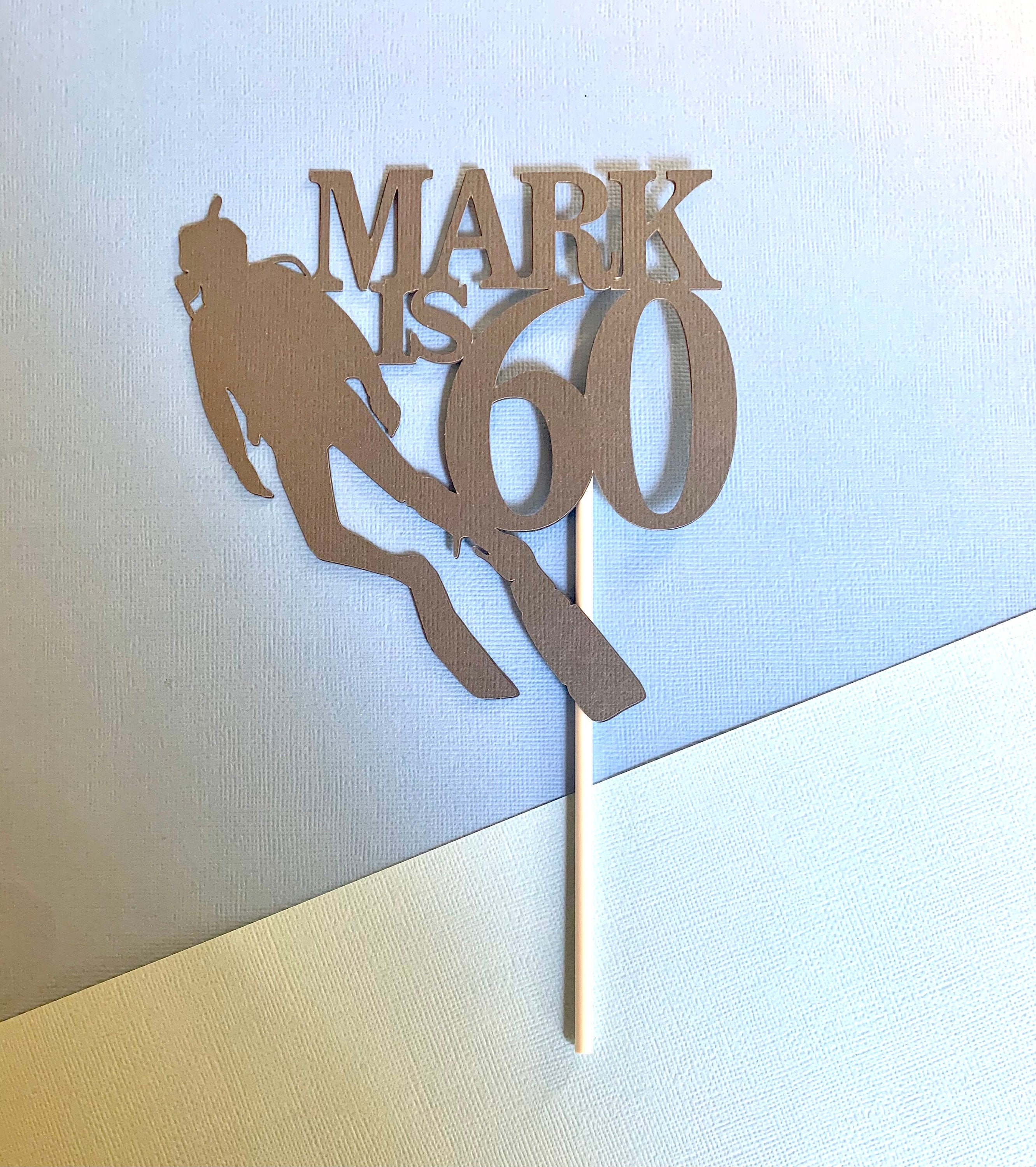 Scuba Cake Topper Scuba Diver Cake Topper Snorkeling Cake - Etsy UK