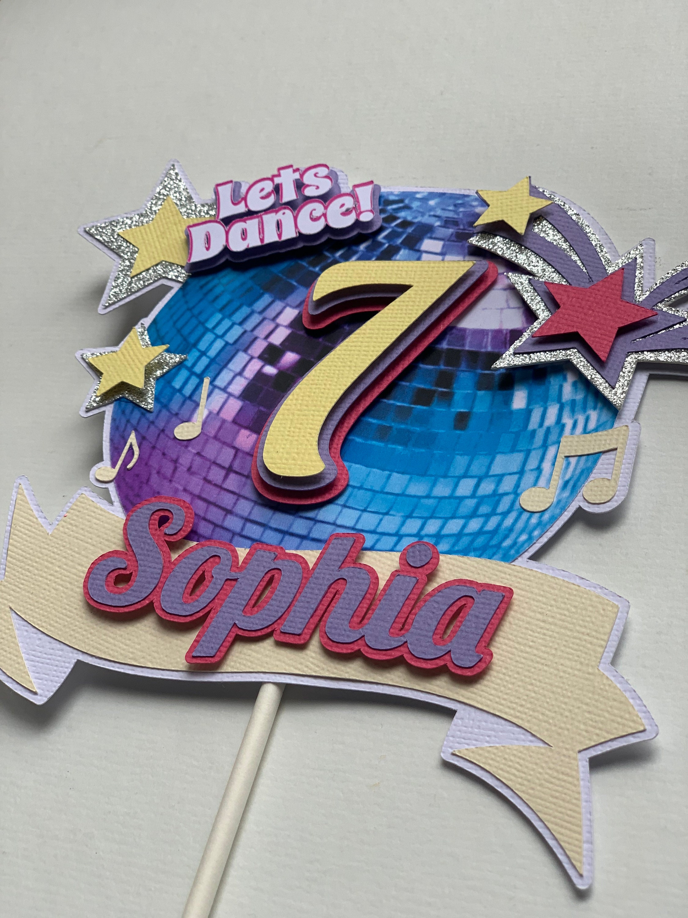 Disco Cake Topper Disco Party Disco Decorations Dance - Etsy Australia