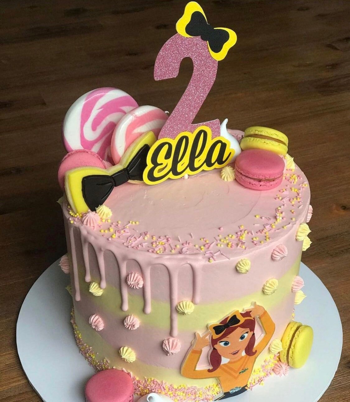 Emma Cake Topper wiggle cake topper personalised cake | Etsy