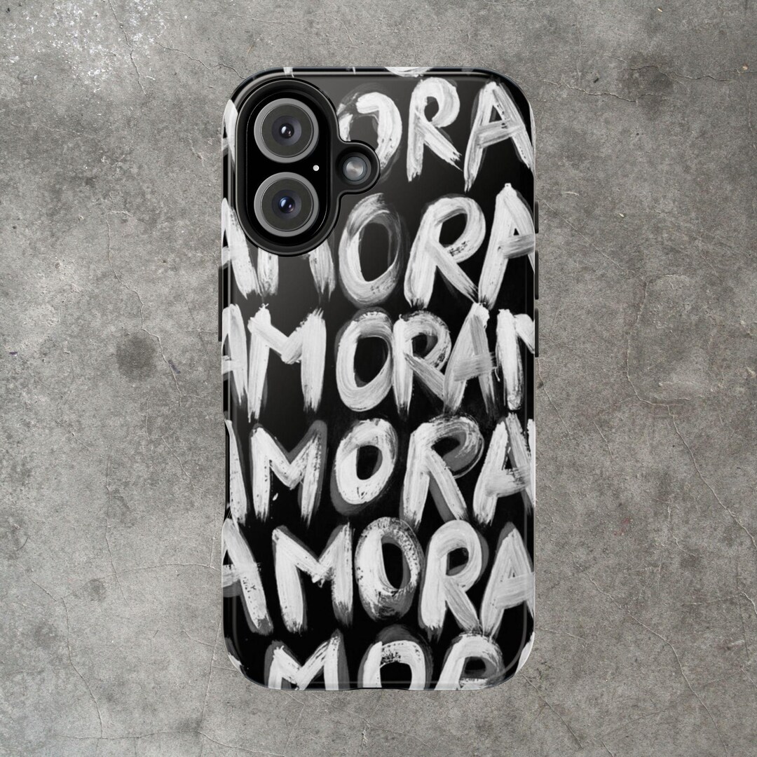Amore Graffiti Aesthetic Dual Layer iPhone Case - Etsy