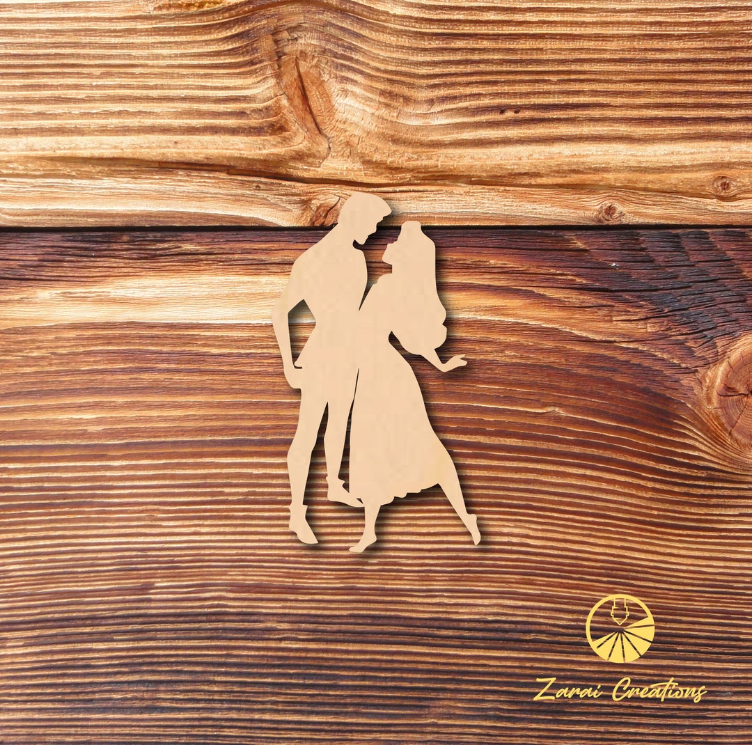 Prince & Princess #5 - Laser Cut - Multiple Sizes - Unfinished Wood ...