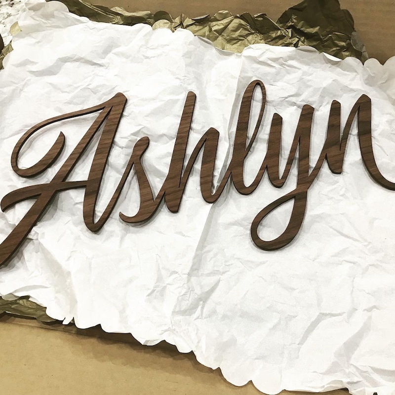 Birthday Name Sign - Etsy