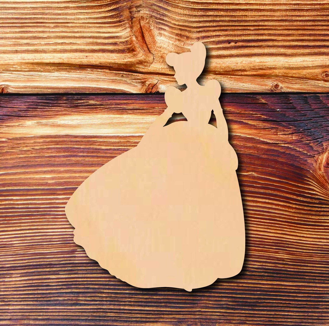 PRINCESS #8- Laser Cut - Multiple Sizes - Unfinished Wood - Cutout ...