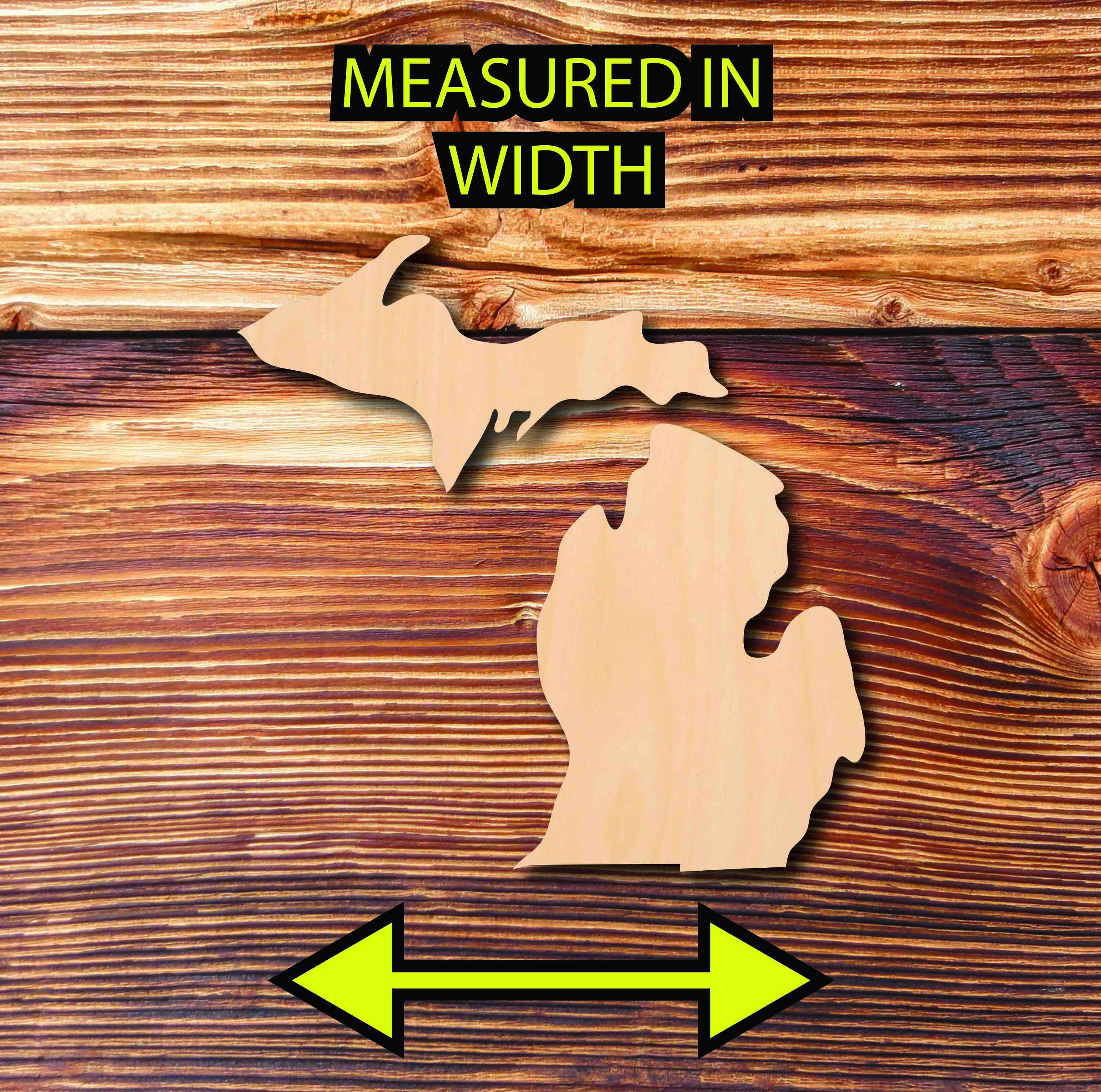 Michigan State Laser Cut Multiple Sizes Unfinished Wood | Etsy