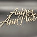 Personalized Name Sign Double Name Wood Sign Wooden Name - Etsy