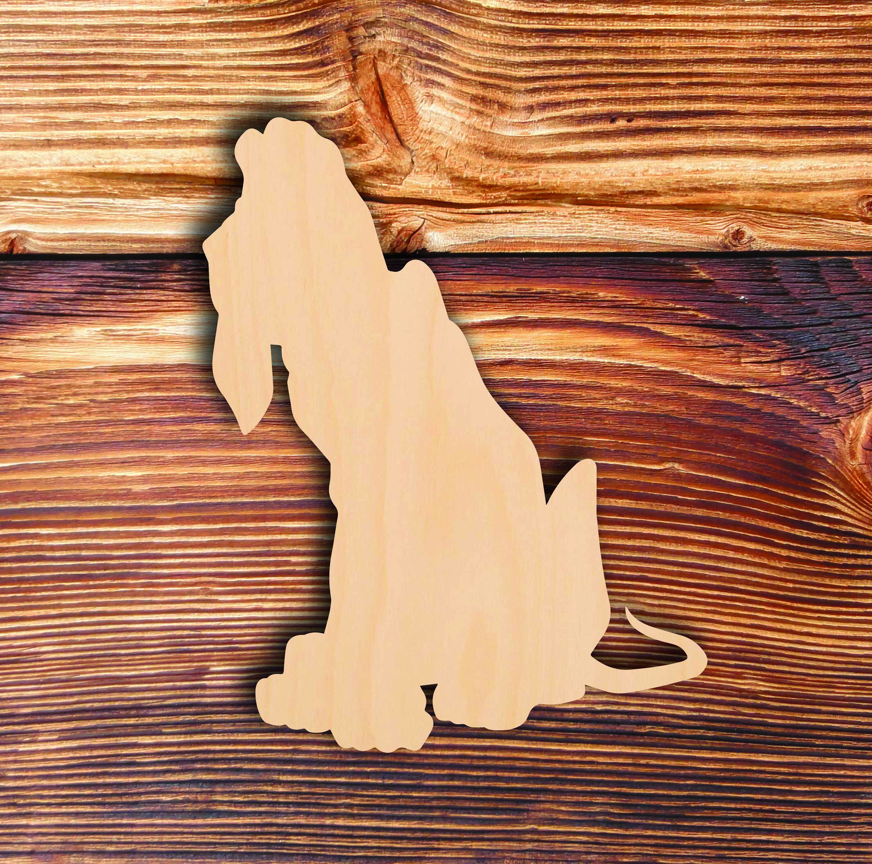 DOG 2 Laser Cut Multiple Sizes Unfinished Wood Cutout | Etsy
