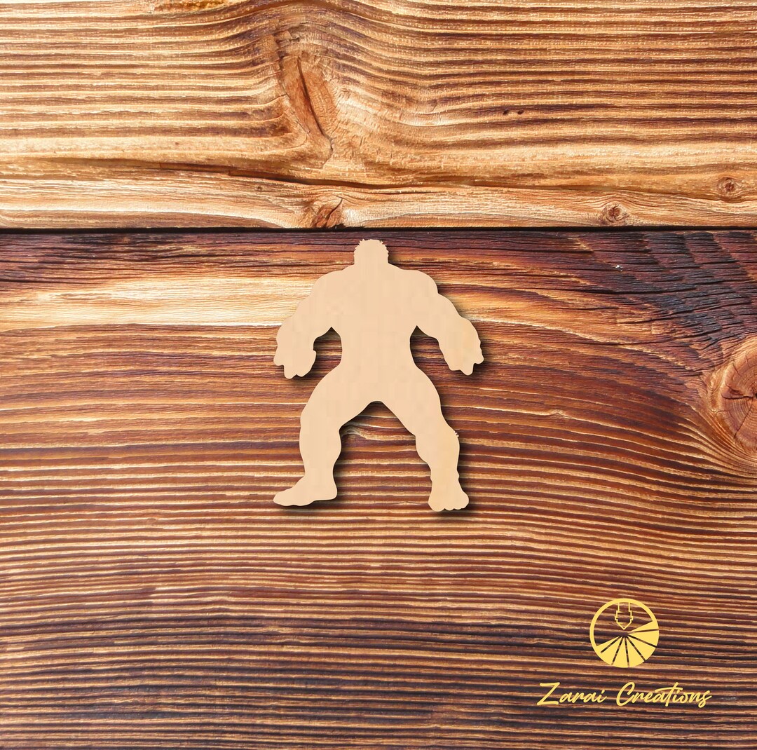 Hulk - Laser Cut - Multiple Sizes - Unfinished Wood - Cutout Shapes - Etsy