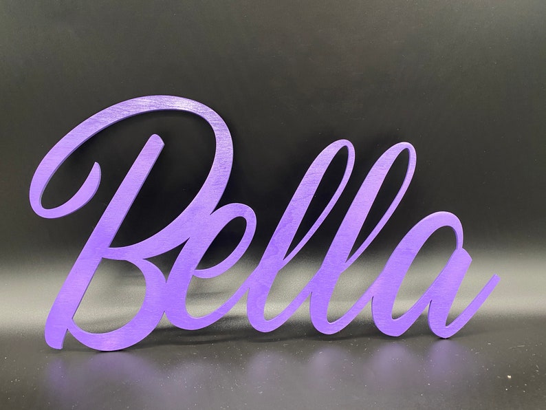 Large Name Wood Sign Custom Name Sign Handwritten Modern - Etsy