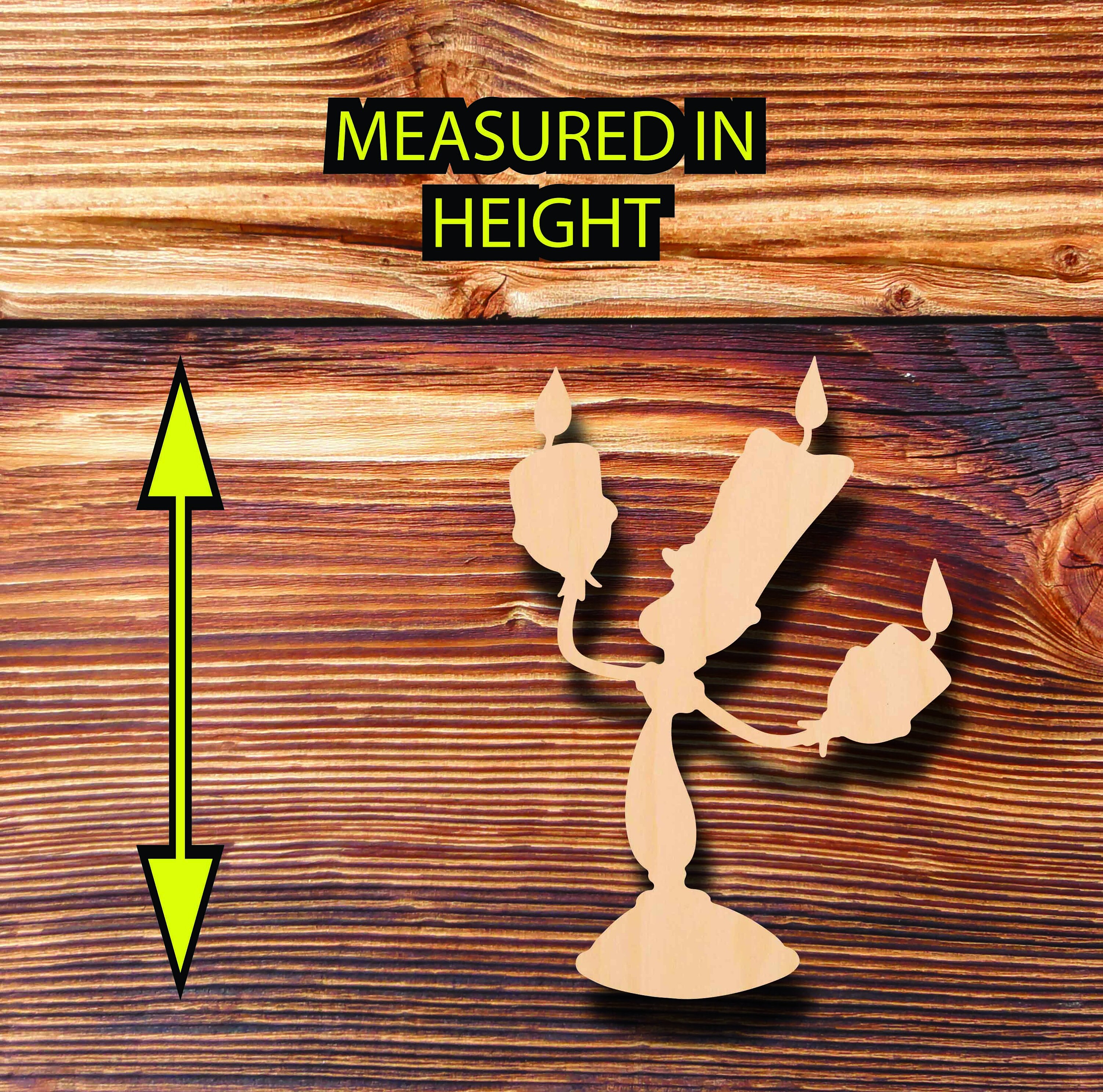 Candelabra 1 Laser Cut Multiple Sizes Unfinished Wood - Etsy