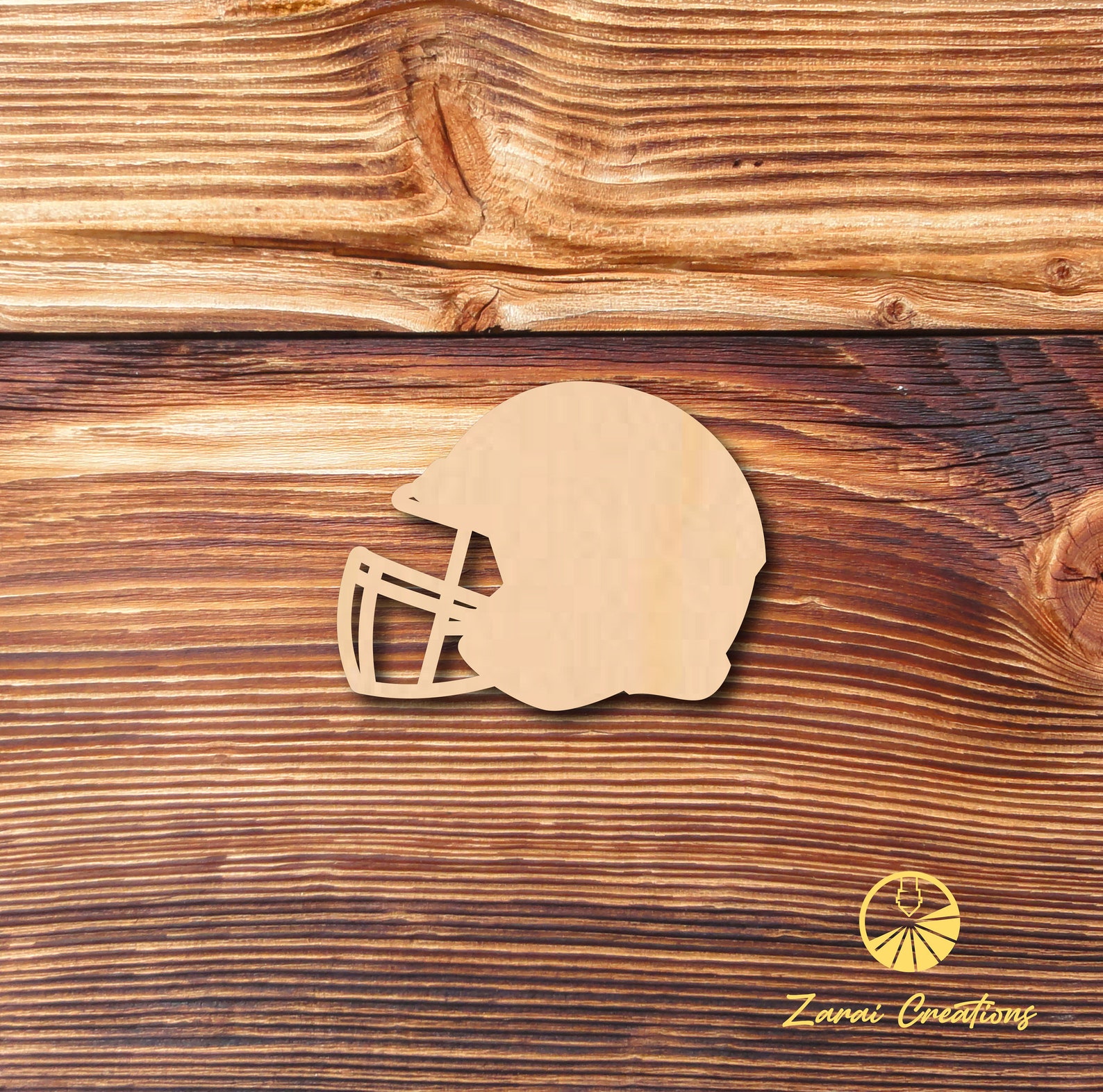 Football Helmet #1- Laser Cut - Multiple Sizes - Unfinished Wood ...