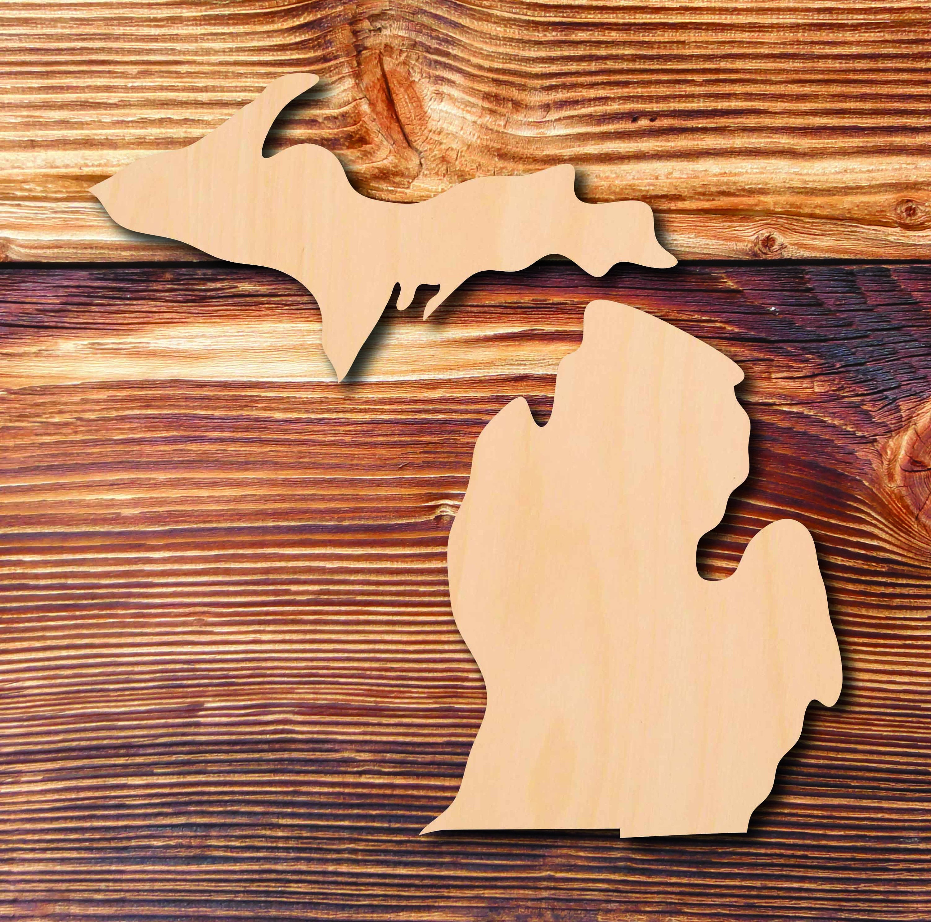 Michigan State Laser Cut Multiple Sizes Unfinished Wood | Etsy