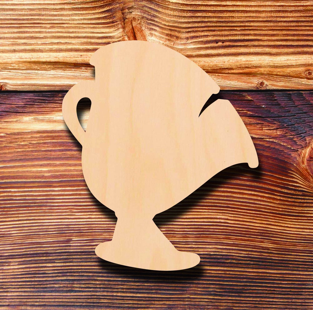 Chipped Tea Cup #1 - Laser Cut - Multiple Sizes - Unfinished Wood ...