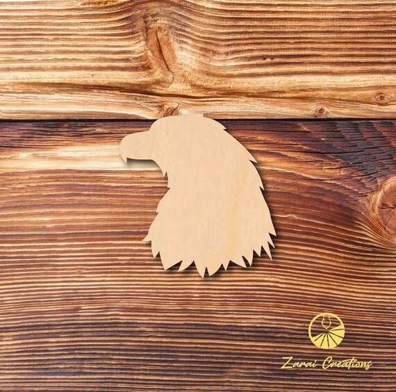 Eagle Head Laser Cut Multiple Sizes Unfinished Wood - Etsy
