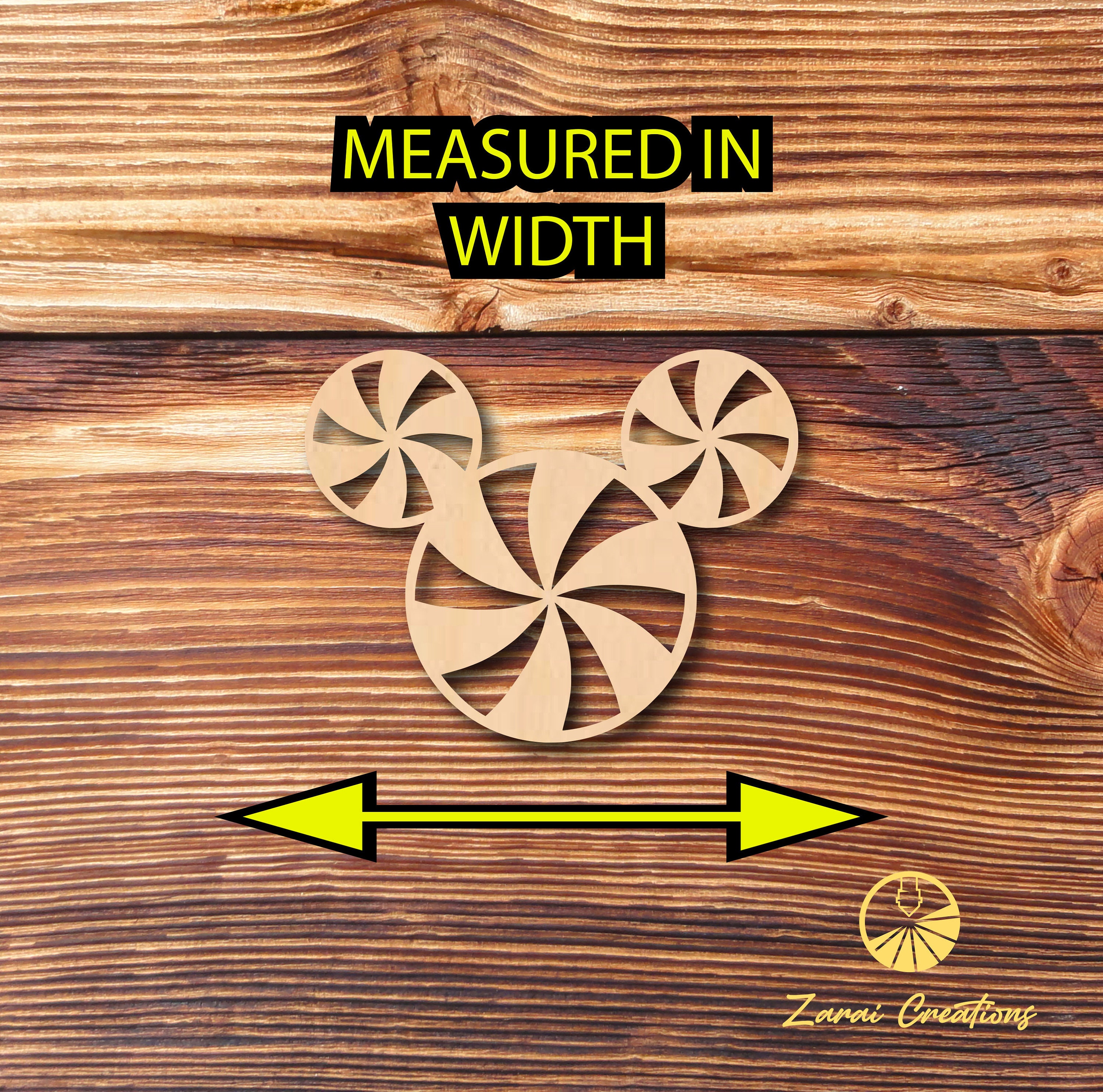 Peppermint Mouse Laser Cut Multiple Sizes Unfinished - Etsy