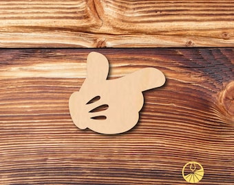 Wood Pointing Hand | Etsy