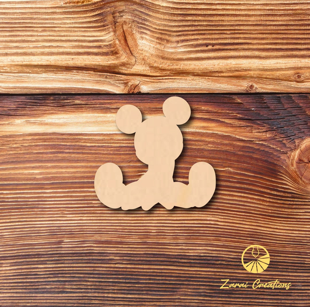 Mouse Sitting Down Multiple Sizes Unfinished Wood Cutout - Etsy