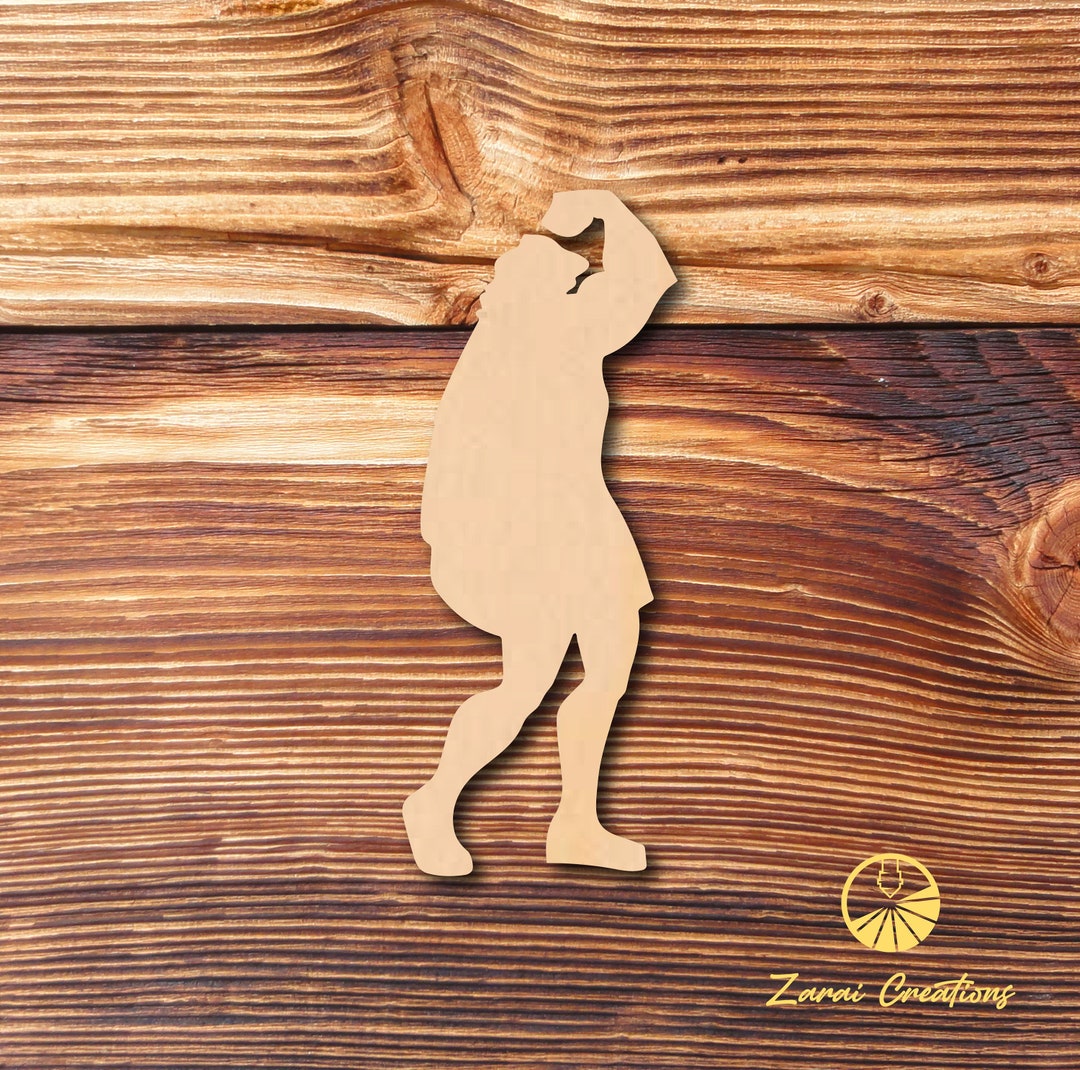 Strong Man - Laser Cut - Multiple Sizes - Unfinished Wood - Cutout ...