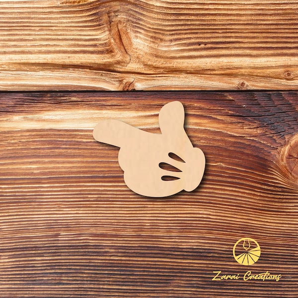 Mickey Pointing Hand - Etsy