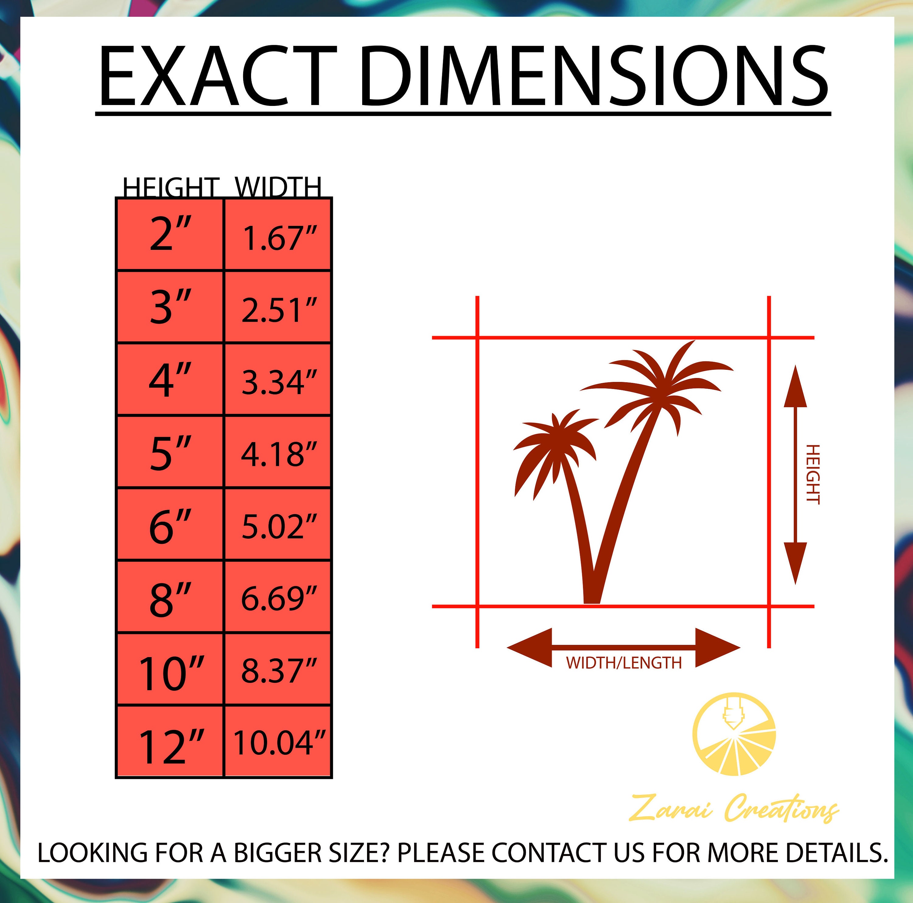 Double Palm Tree 1 Multiple Sizes Unfinished Wood Etsy UK
