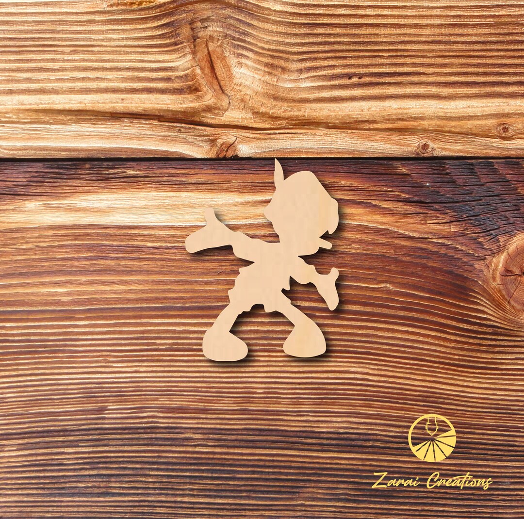 Real Boy #2 - Laser Cut - Multiple Sizes - Unfinished Wood - Cutout ...