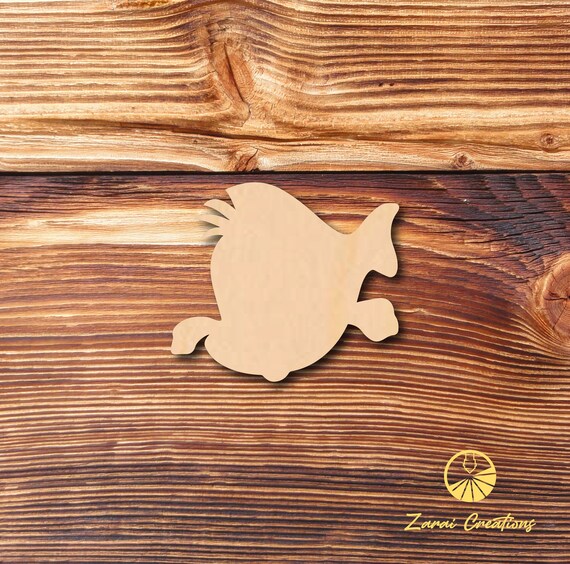 Yellow Fish Laser Cut Multiple Sizes Unfinished Wood | Etsy