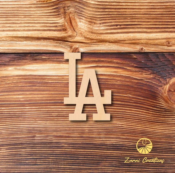 LA Laser Cut Multiple Sizes Unfinished Wood Cutout | Etsy