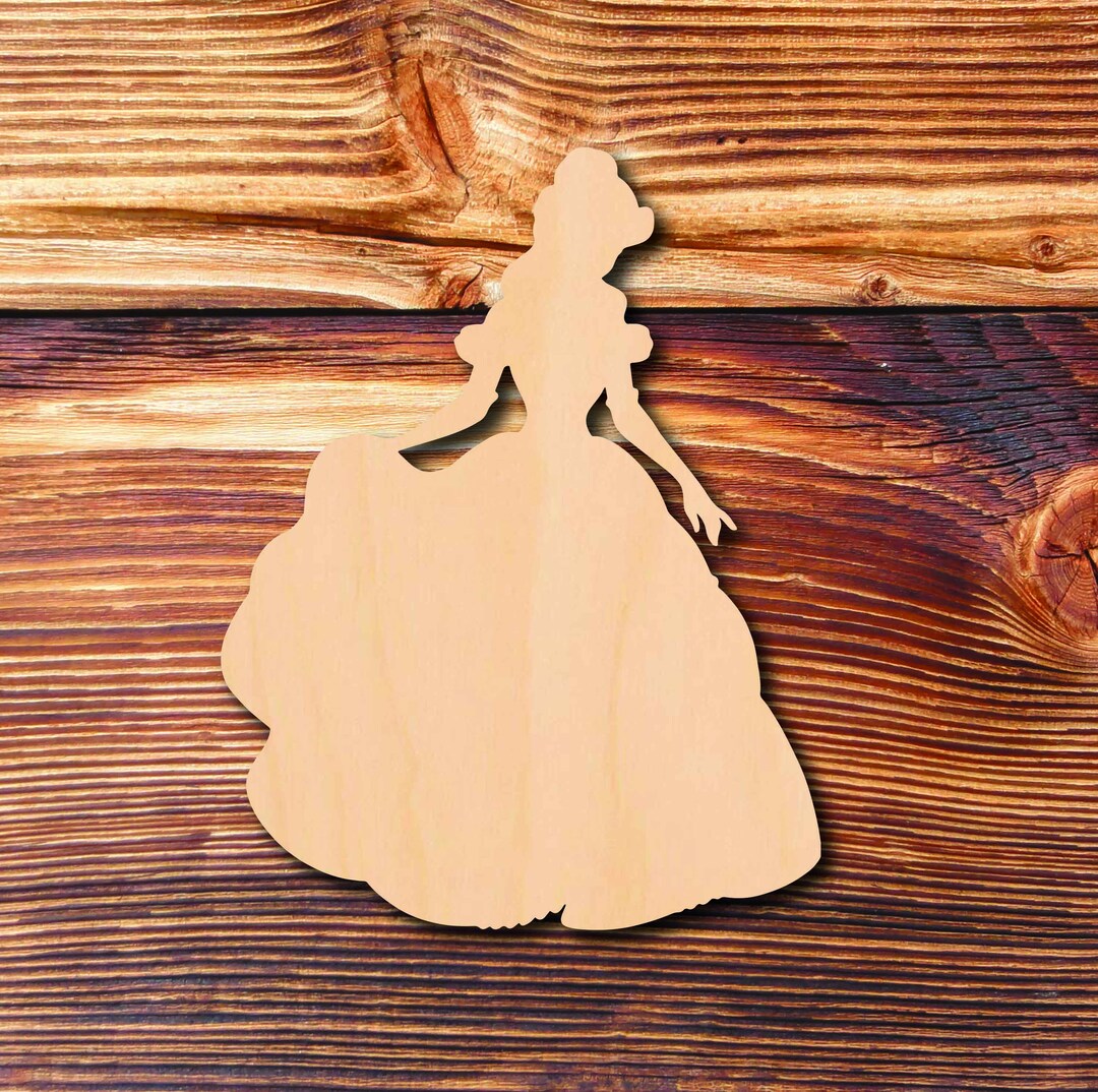 Princess #1 - Laser Cut - Multiple Sizes - Unfinished Wood - Cutout ...