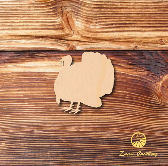 Turkey Laser Cut Multiple Sizes Unfinished Wood Cutout | Etsy