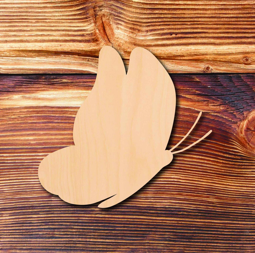 Butterfly #1 - Laser Cut - Multiple Sizes - Unfinished Wood - Cutout ...