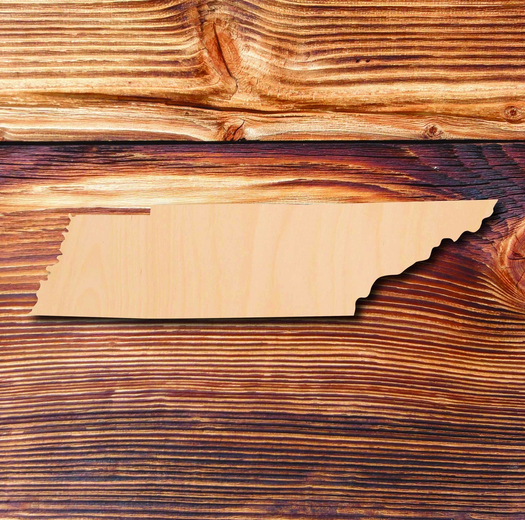 Tennessee State Laser Cut Multiple Sizes Unfinished Wood Cutout Shapes ...