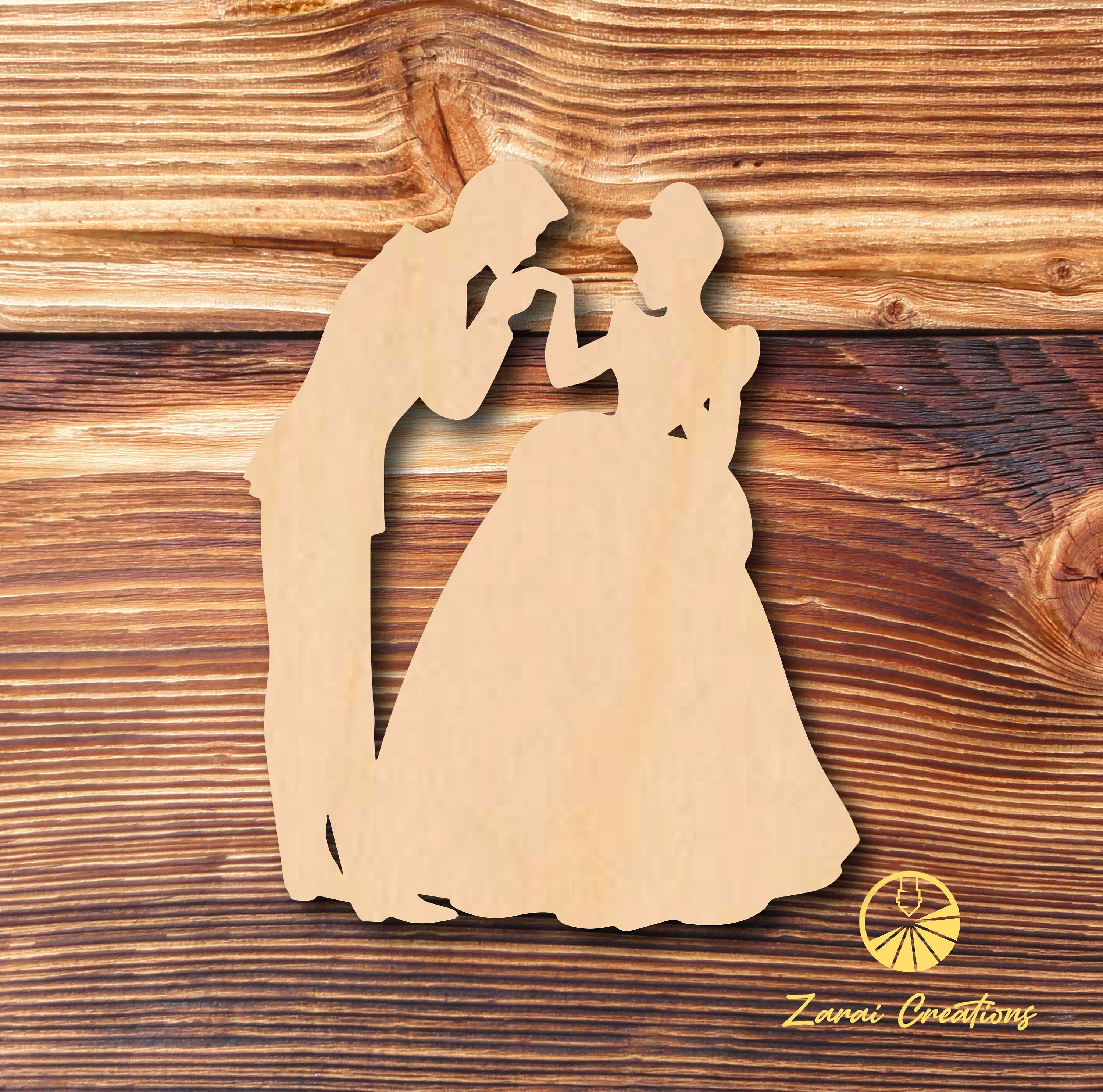 Prince & Princess - Laser Cut - Multiple Sizes - Unfinished Wood ...
