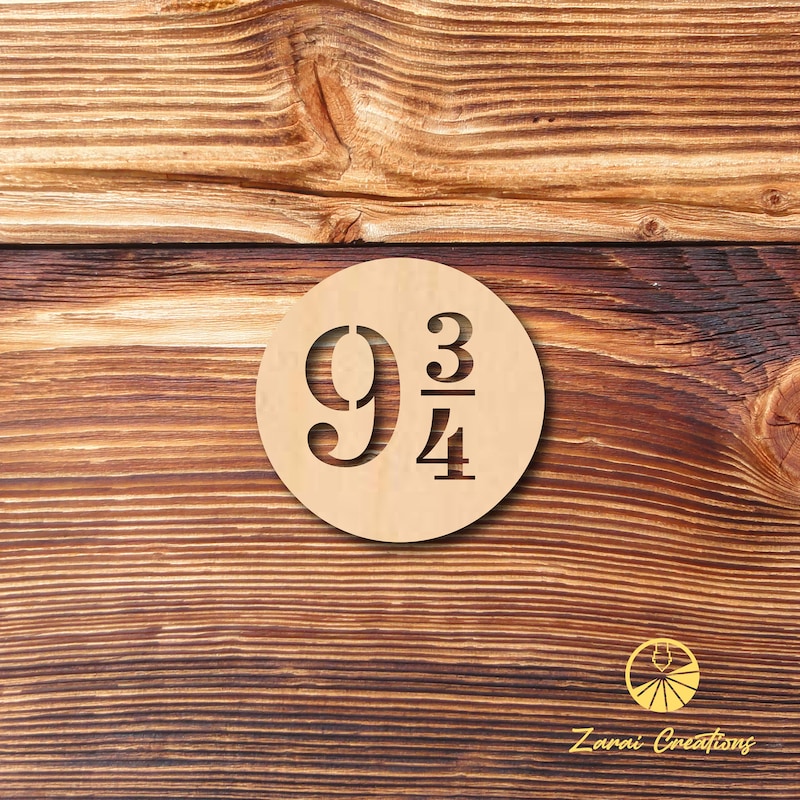 Platform 9 3 4 Sign - Etsy
