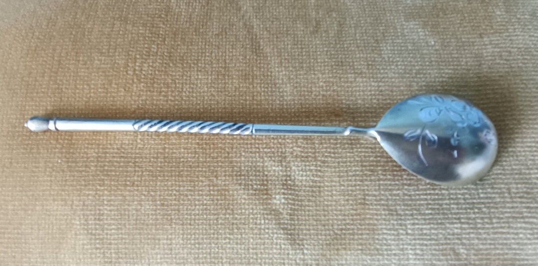 Rare and Pretty Russian Silver Gilt Spoon - Etsy