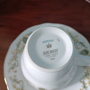 Duchess Romana Bone China Tea Cup and Saucer - Etsy