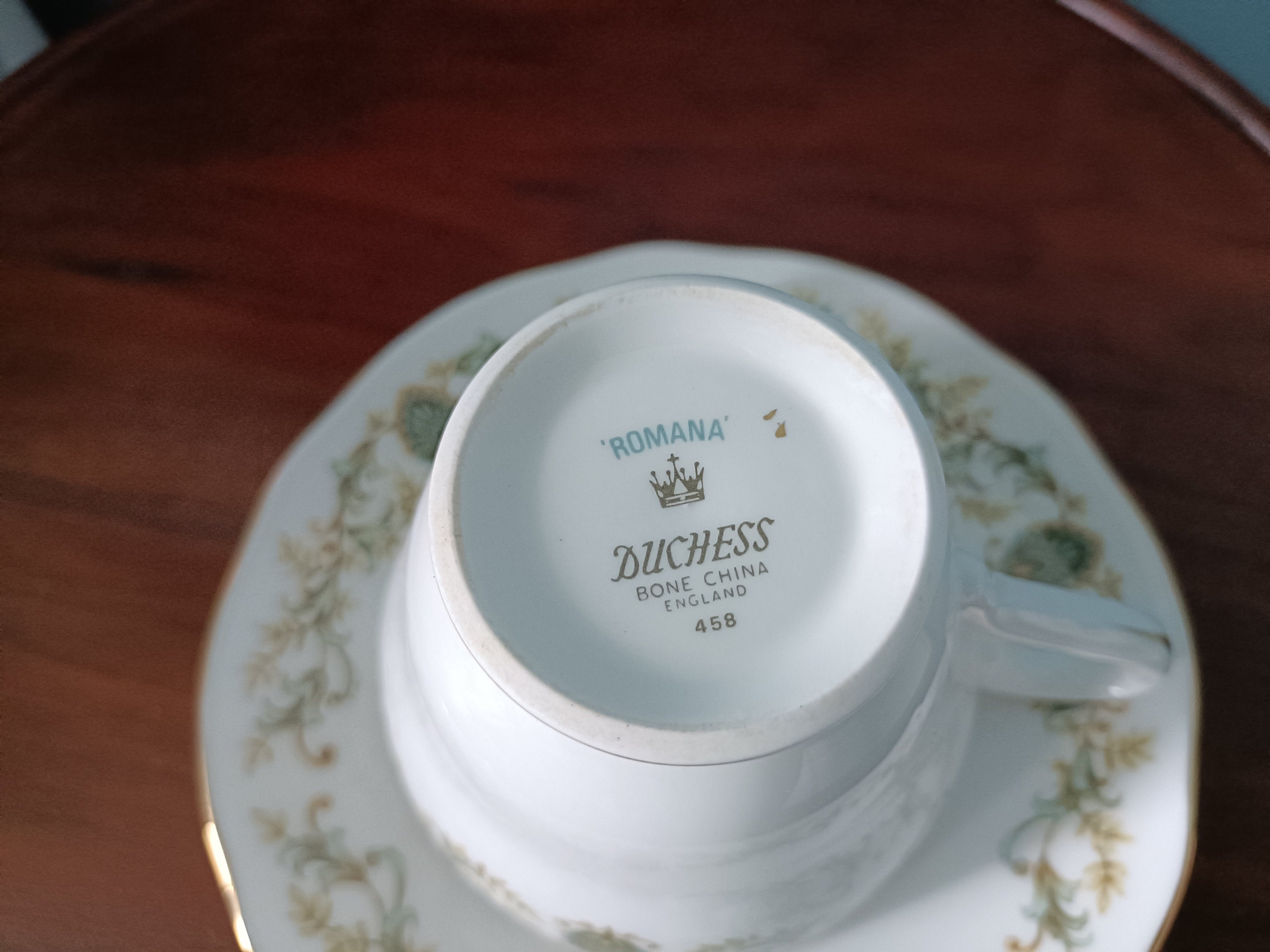 Duchess Romana Bone China Tea Cup and Saucer - Etsy