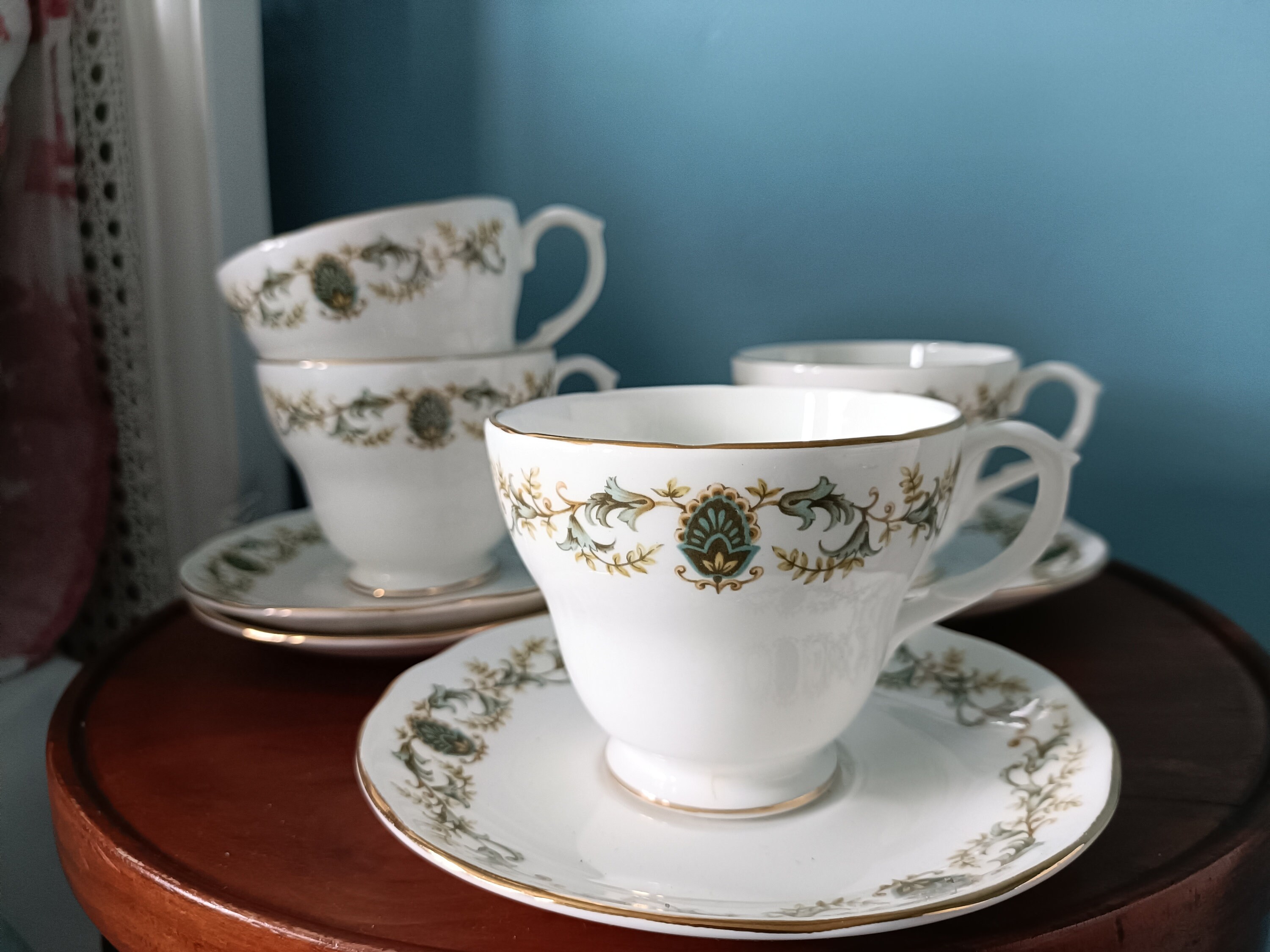 Duchess Romana Bone China Tea Cup and Saucer - Etsy