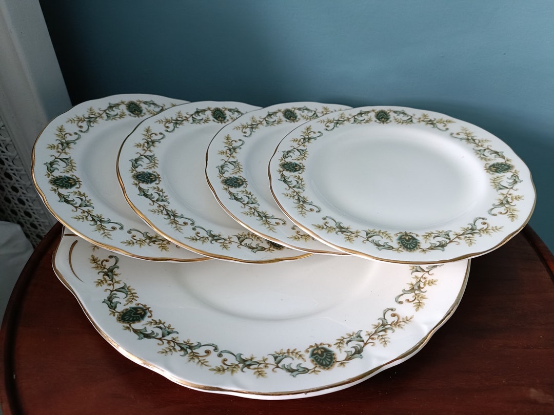 Duchess Romana Cake Plate and 4 X Tea Plates - Etsy