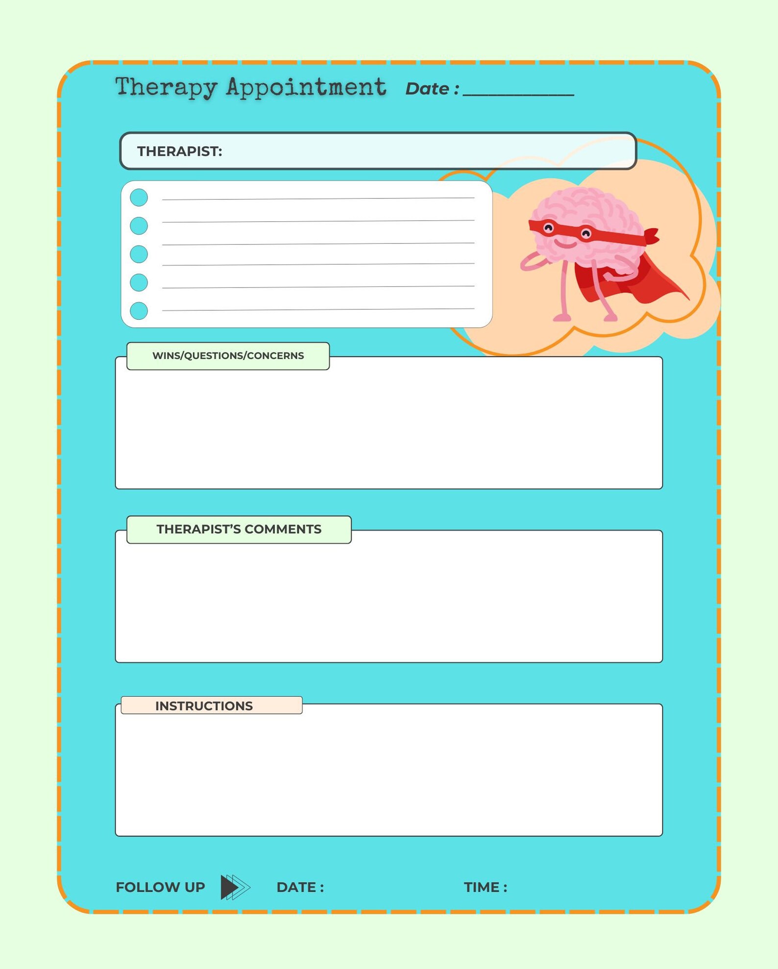 Printable OCD Therapy Log for Kids and Their Caregivers - Etsy